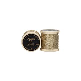 Anchor Metallic Embroidery Thread - 300 Gold